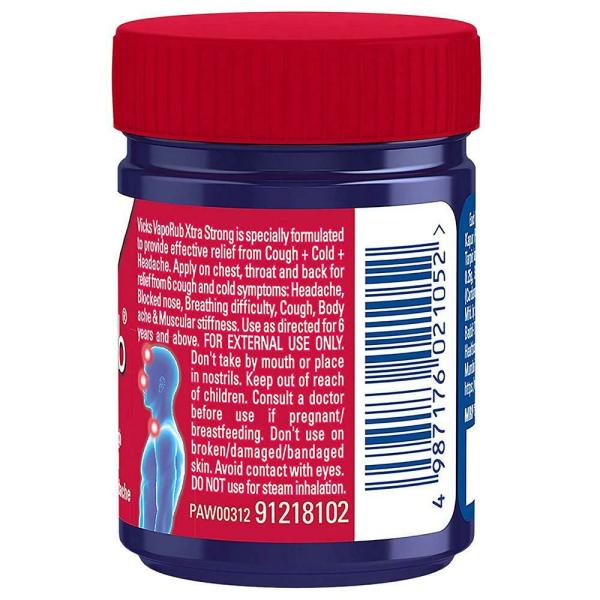 Vicks VapoRub Xtra Strong Pain Relief Balm 25 ml - JioMart