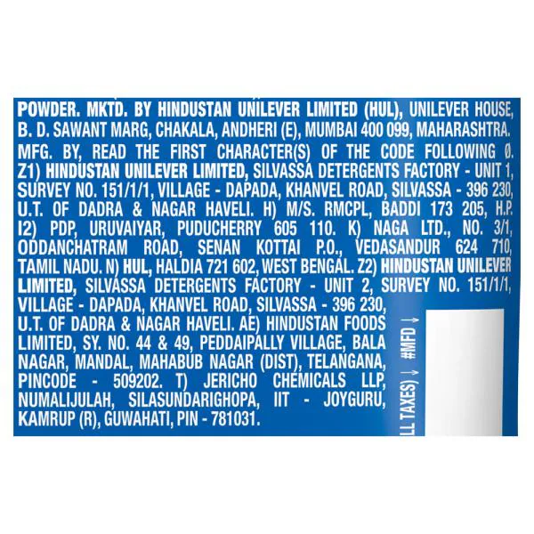 Rin Detergent Powder 5 kg - JioMart