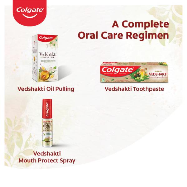 Colgate Vedshakti Sesame Oil, Lemon & Eucalyptus Oil Pulling 200 ml ...