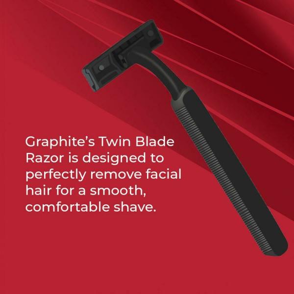 Graphite Twin Blade Razor 5 pcs - JioMart