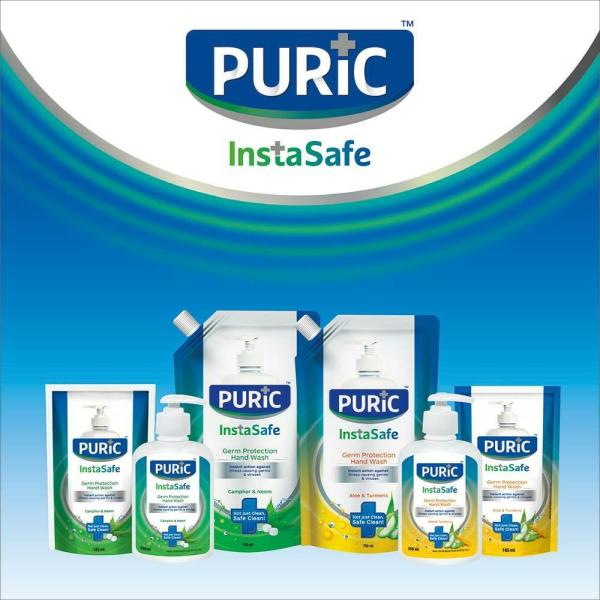 Puric Insta Safe Aloe & Turmeric Germ Protection Hand Wash 750 ml (Buy1 ...