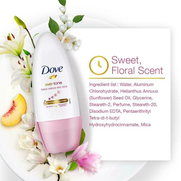 Dove Eventone Moisturising Cream Deodorant Roll On 50 ml - JioMart