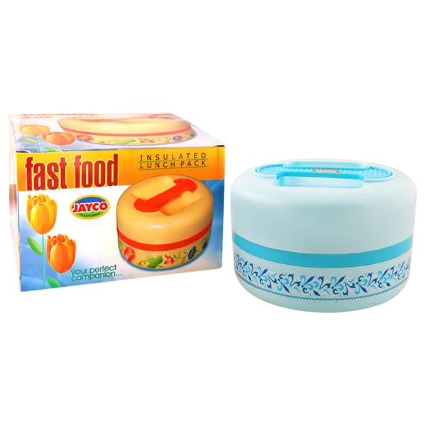 Jayco Fast Food Blue Plastic Hot Lunch Pack 630 ml - JioMart