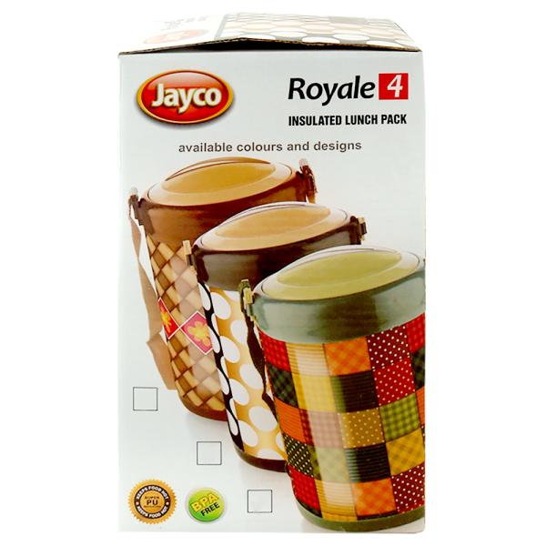 Jayco Royale Green Multicolour Insulated Plastic 4 Junior Lunch Pack ...