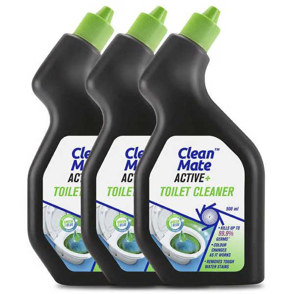 CleanMate Active+ Toilet Cleaner 500 ml (Pack of 3) - JioMart
