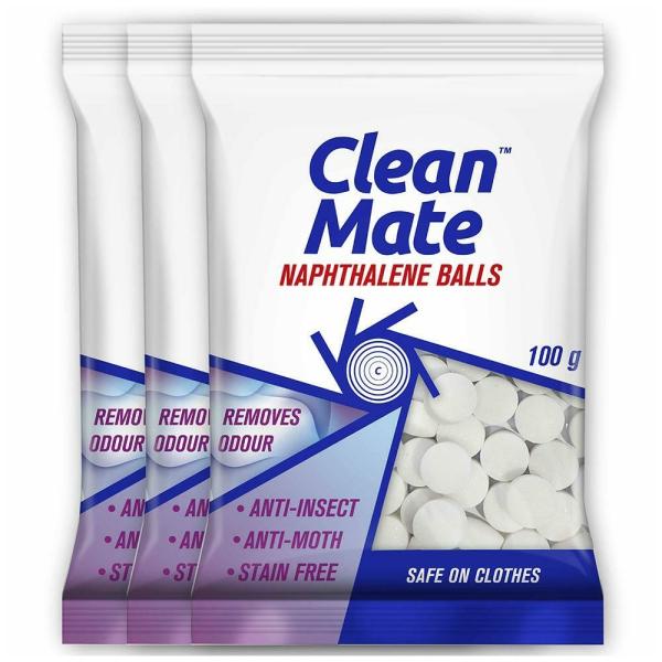 CleanMate Napthalene Balls 100 g (pack of 3) - JioMart