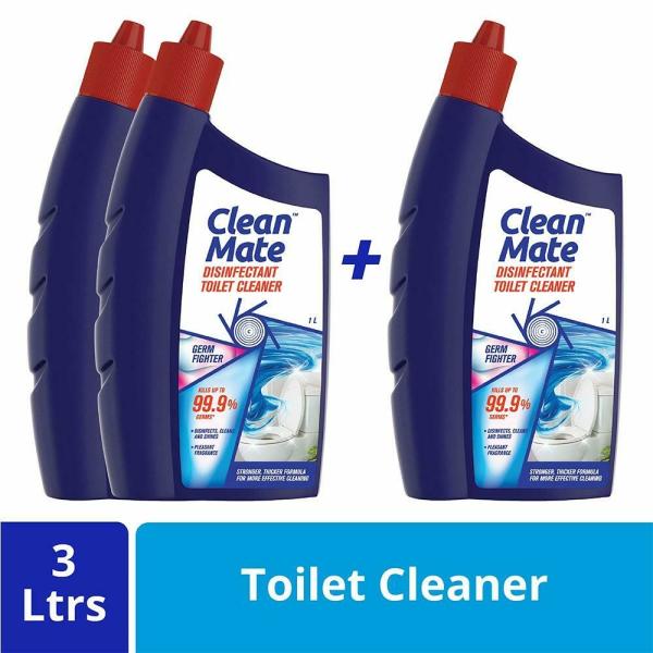 CleanMate Disinfectant Toilet Cleaner 1 L (Buy 2 Get 1 Free) - JioMart