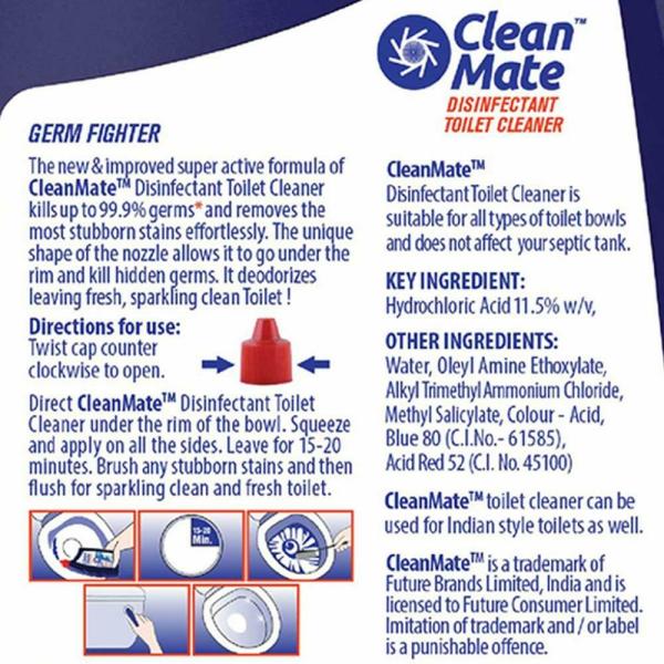 CleanMate Germ Fighter Disinfectant Toilet Cleaner 1 L - JioMart