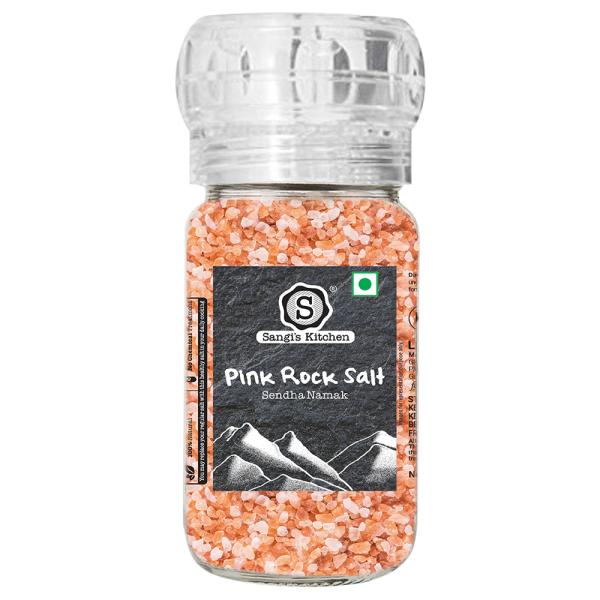 Sangi's Kitchen Pink Rock Salt / Sendha Namak with Grinder 100 g - JioMart