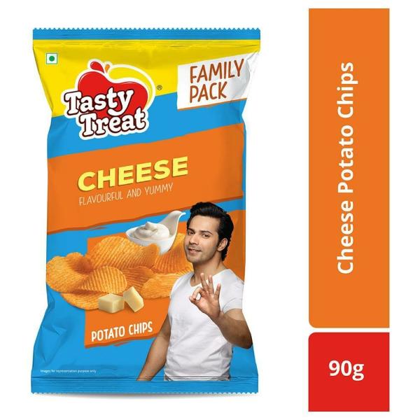 Tasty Treat Cheese Potato Chips 90 g - JioMart