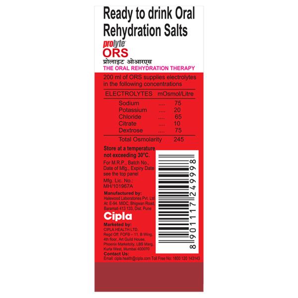 Prolyte ORS Apple Drink 200 ml - JioMart