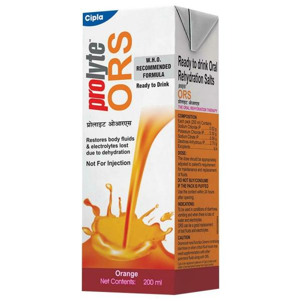 Prolyte Orange ORS Drink 200 ml - JioMart