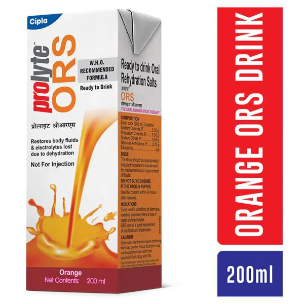 Prolyte ORS Orange Drink 200 ml - JioMart