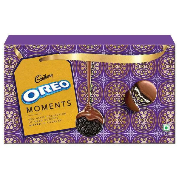 Cadbury Oreo Moments Dipped Cream Biscuits 250 g - JioMart