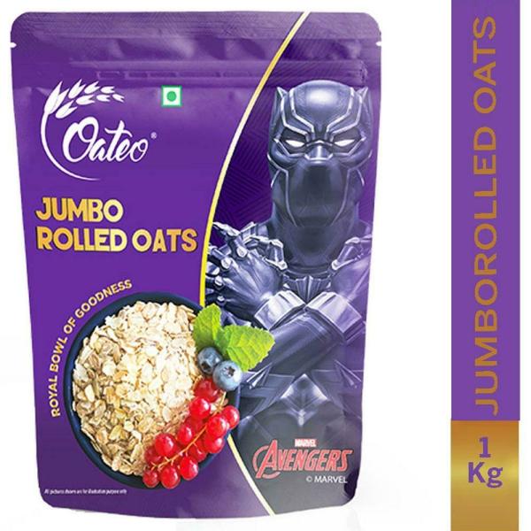Oateo Jumbo Rolled Oats 1 kg - JioMart
