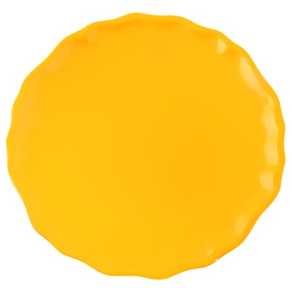 Hi-Luxe Elite Yellow Melamine Full Plate 10 inch - JioMart