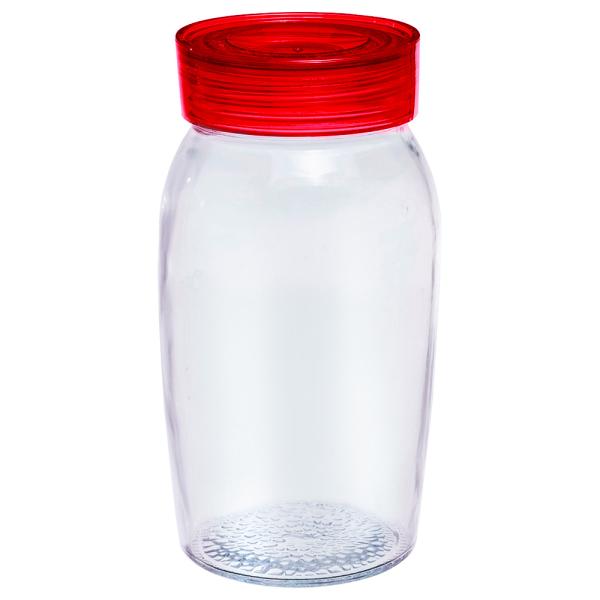 Soogo Cosmos Glass Jar 2.5 L with Red Lid (SJS1028) - JioMart