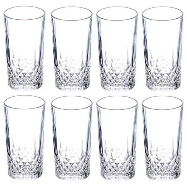 Sanjeev Kapoor Paris Water Glass 260 ml (Set of 8) - JioMart