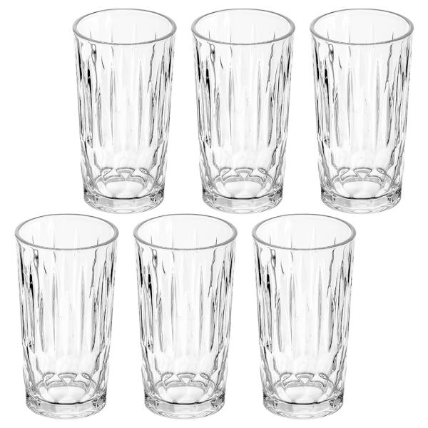 Sanjeev Kapoor Gems Round Water Glass 260 ml (Set of 6) - JioMart