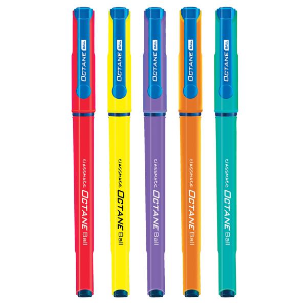 Classmate Octane Colour Fest 2X Blue Ball Point Pen (Pack of 5) - JioMart
