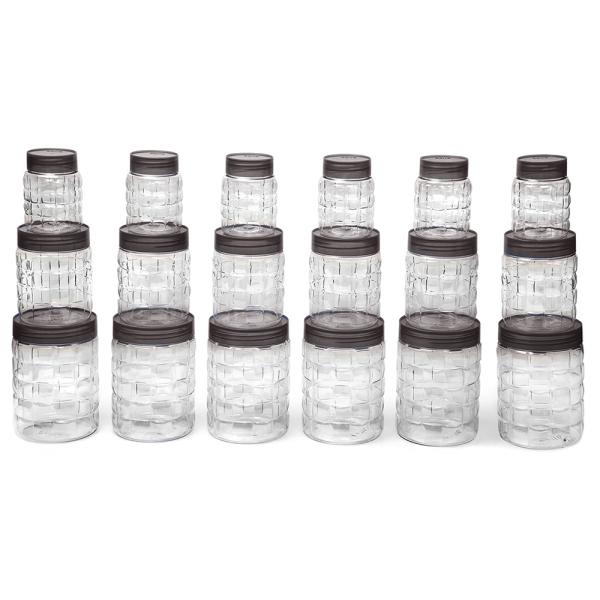 Cello Square Mate Plastic Container Set (18 pcs) - JioMart