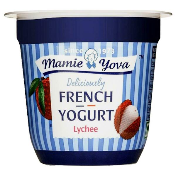 Mamie Yova French Lychee Yogurt 90 g (Cup) - JioMart