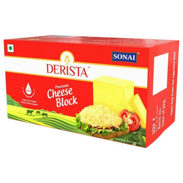 Derista Processed Cheese Block 1 kg (Carton) - JioMart