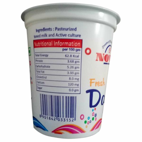 Nova Fresh Dahi 400 g (Cup) - JioMart