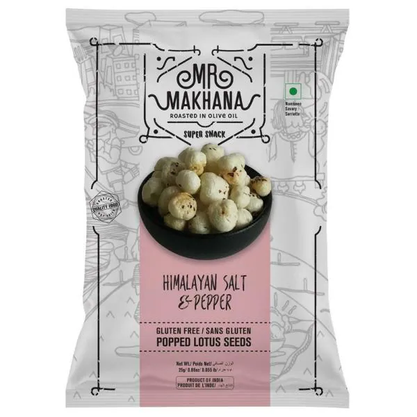 Mr Makhana Himalayan Salt & Pepper Fox Nuts 25 g - JioMart