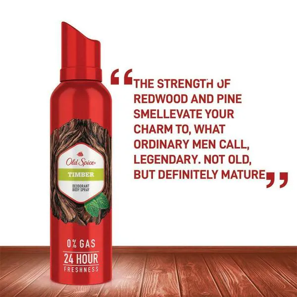 Old Spice Timber Deodorant Body Spray 140 ml - JioMart