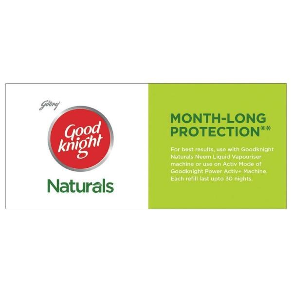 Good Knight Naturals Neem Mosquito Repellent Machine + Refill 45 ml ...