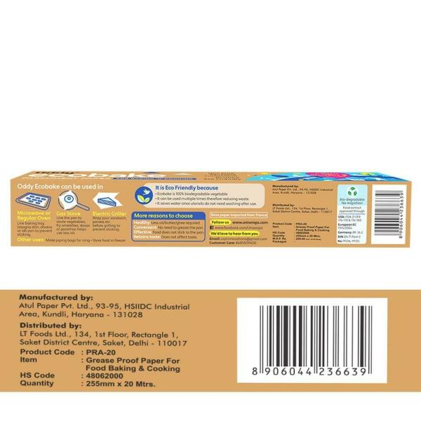 Oddy Ecobake Parchment Paper 10 in x 20 m - JioMart