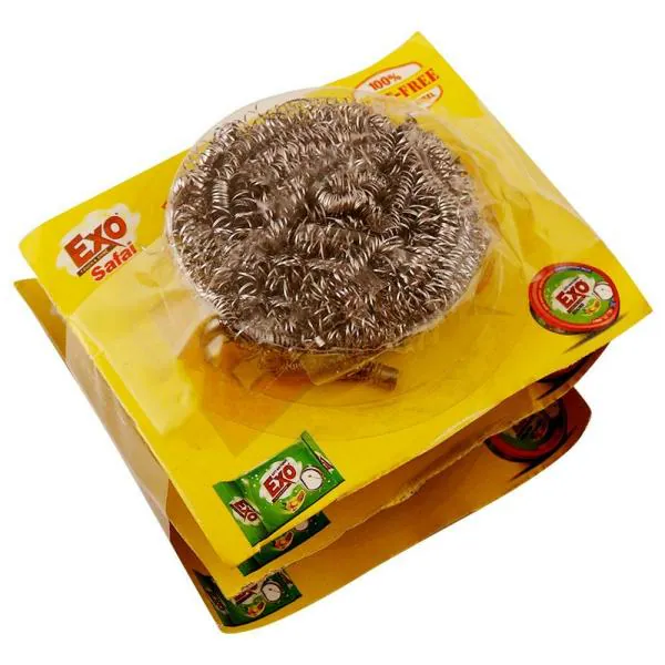 Exo Stainless Steel Scrubber 312 x 10 mm 3 pcs - JioMart