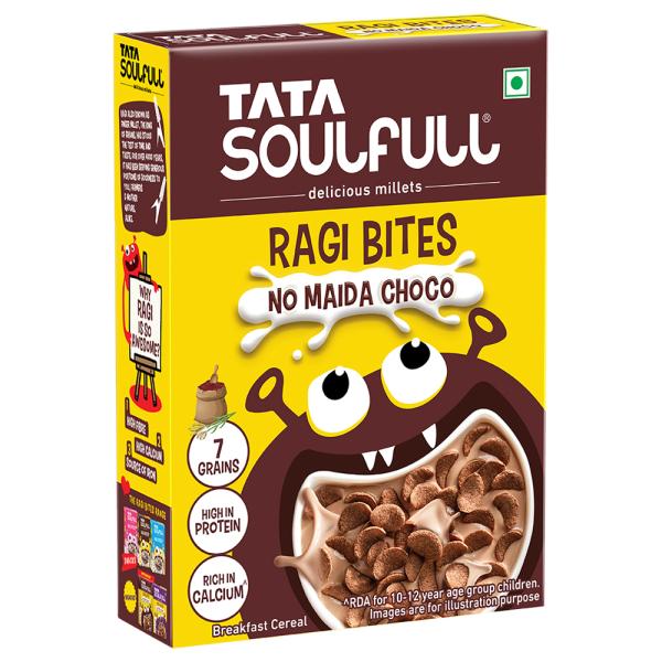 Tata Soulfull Ragi Bites Chocos Breakfast Cereal 375 g - JioMart