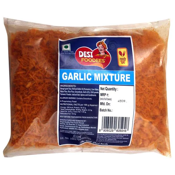 Desi Foodees Garlic Mixture 450 g - JioMart