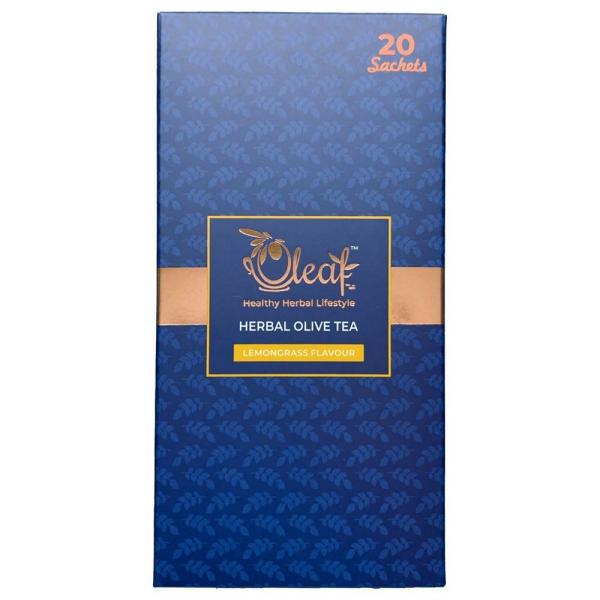 Oleaf Olive Leaf Lemongrass Flavour Herbal Tea 40 g (20 pcs) - JioMart
