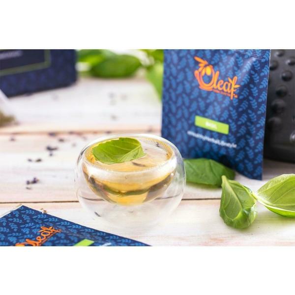 Oleaf Olive Leaf Basil Flavour Herbal Tea 40 g (20 pcs) - JioMart