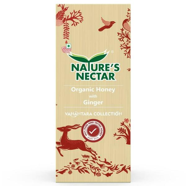 Nature's Nectar Organic Honey with Ginger 325 g - JioMart