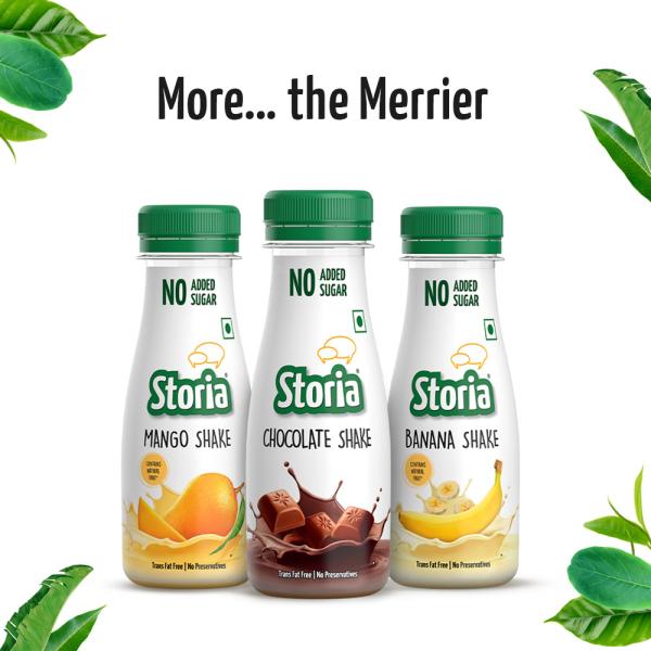 Storia No Added Sugar Mango Shake 180 ml - JioMart