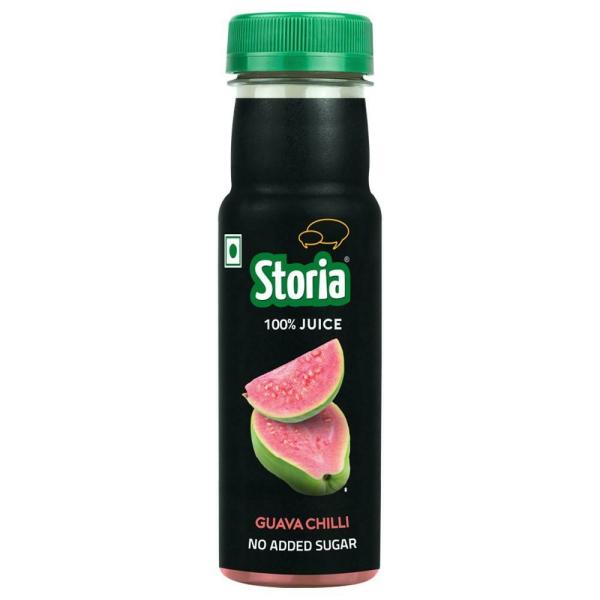 Storia 100% No added Sugar Guava chilli Juice 180 ml - JioMart