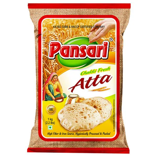 Pansari Chakki Fresh Atta 1 kg - JioMart