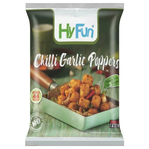 Hyfun Chilli Garlic Poppers 400 g - JioMart
