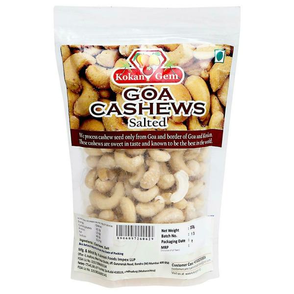 Kokan Gem Goa Salted Cashews 200 g - JioMart