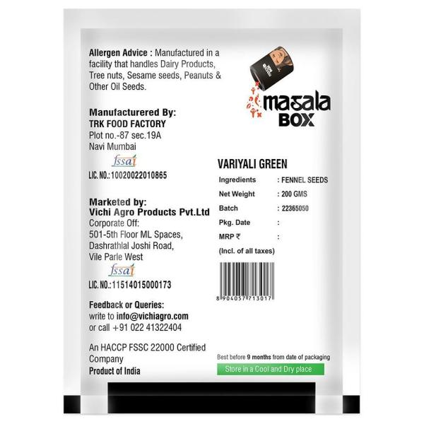 Masala Box Green Variyali 200 g - JioMart