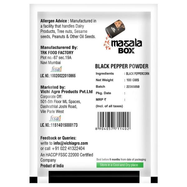 Masala Box Black Pepper Powder 100 g - JioMart