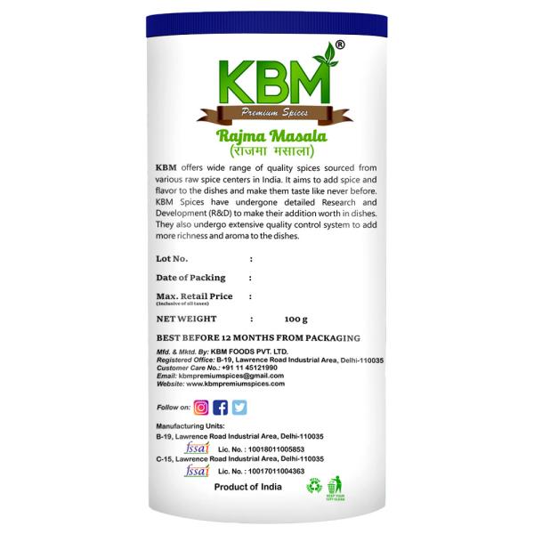 KBM Premium Rajma Masala 100 g - JioMart