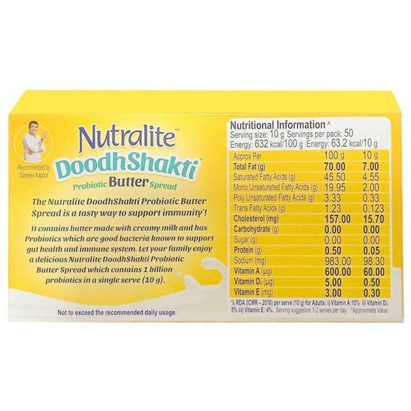 Nutralite DoodhShakti Probiotic Butter Spread 500 g (Carton) - JioMart