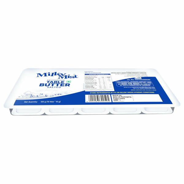 Milky Mist Salted Table Butter Chiplets 100 g (Pack) - JioMart