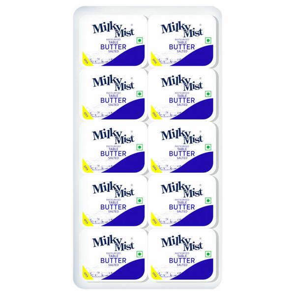 Milky Mist Salted Table Butter Chiplets 100 g (Pack) - JioMart