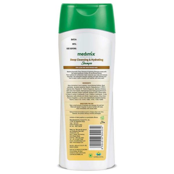 Medimix Ayurvedic Deep Cleansing & Hydrating Shampoo 400 ml - JioMart